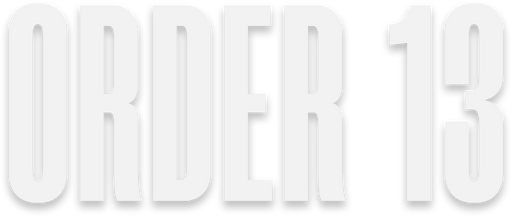 Logo for ORDER 13 by ABH20 - SteamGridDB