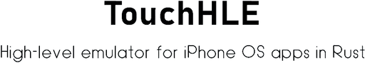 Logo for TouchHLE (Emulator) by Rugrats - SteamGridDB