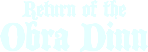 Logo for Return of the Obra Dinn by matrixrunner - SteamGridDB