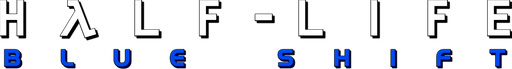 Logo for Half-Life: Blue Shift by SomeDude - SteamGridDB