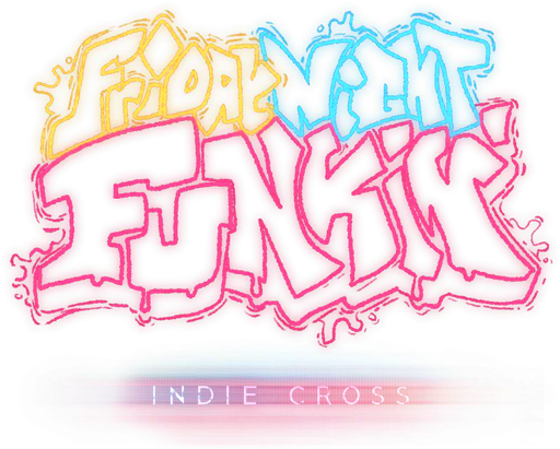 Logo for Friday Night Funkin' Indie Cross by InkScarlet - SteamGridDB