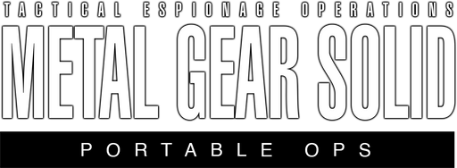 Metal Gear Solid Portable Ops Logo