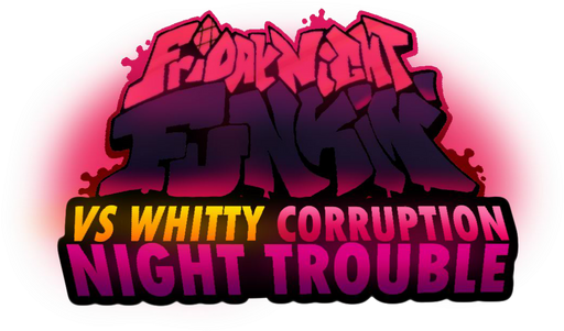 Logo for Friday Night Funkin' Vs. Whitty Corruption: Night Trouble by ...