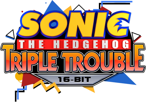 Logo for Sonic the Hedgehog: Triple Trouble (16-Bit) by Universe Ranger ...