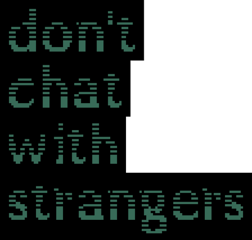 Logo for Don't Chat With Strangers by Zhnigo - SteamGridDB