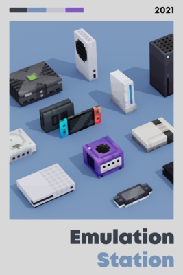 Grid for EmulationStation (Program) by whitebowfr - SteamGridDB