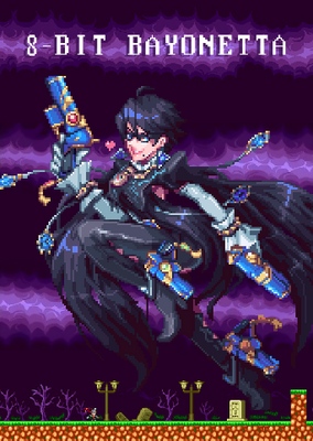 Grid for 8-Bit Bayonetta by mrwiz - SteamGridDB
