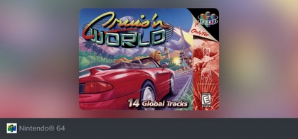 Grid for Cruis'n World by Rigman- - SteamGridDB