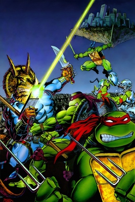 Grid for Teenage Mutant Ninja Turtles III: The Manhattan Project by Besli - SteamGridDB