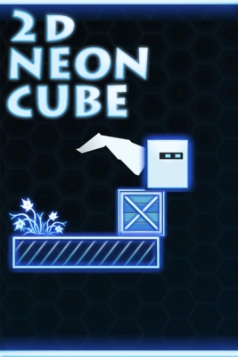 2D Neon Cube - SteamGridDB
