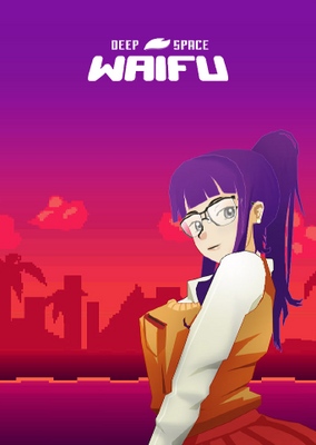 Grid for DEEP SPACE WAIFU by LumberJack749 - SteamGridDB