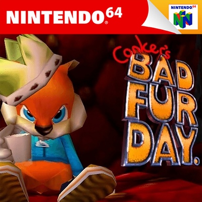 Grid for Conker's Bad Fur Day by Hasegel - SteamGridDB