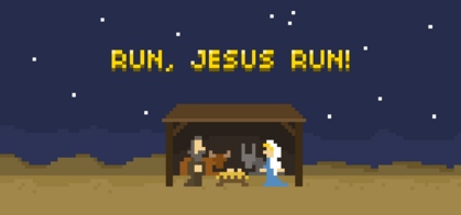 Grid for Run, Jesus Run! by VISI3 - SteamGridDB