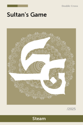 Sultan's Game - SteamGridDB